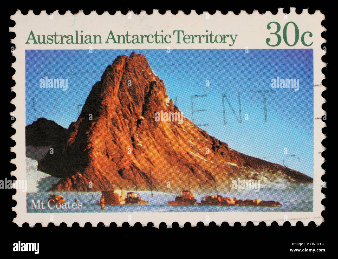 AUSTRALIA - CIRCA 1984: A stamp printed in Australia shows image of Mt ...