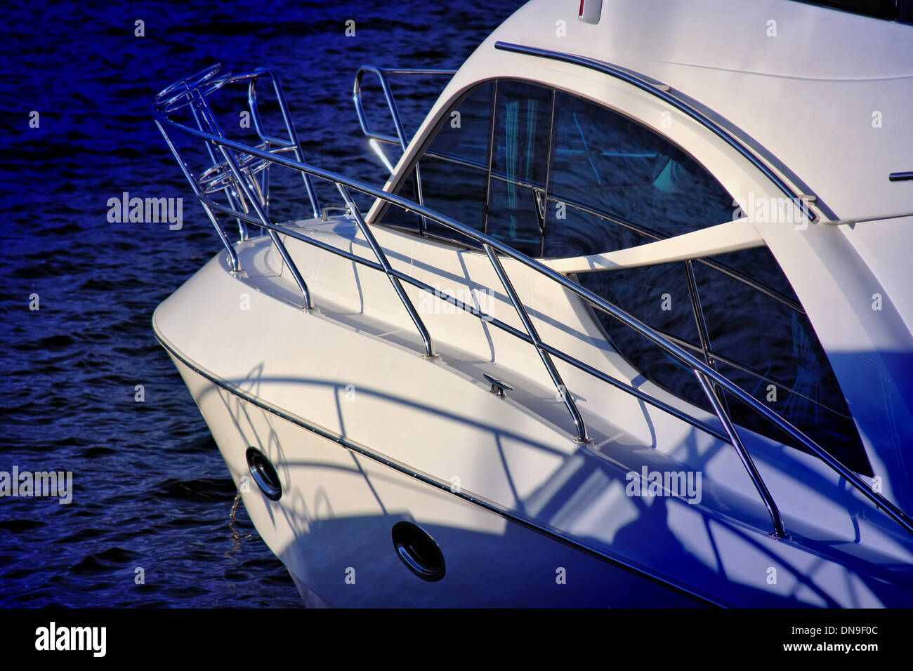 Luxury motor yacht Stock Photo - Alamy