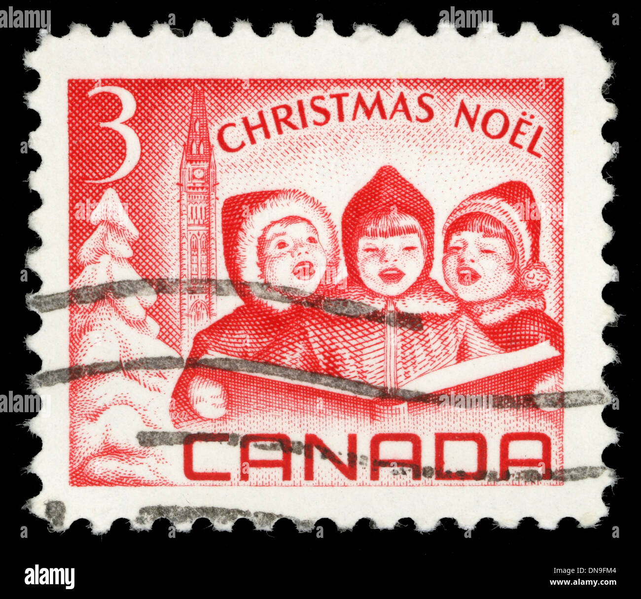 CANADA - CIRCA 1967: Postage stamps printed in Canada, depicts Singing ...