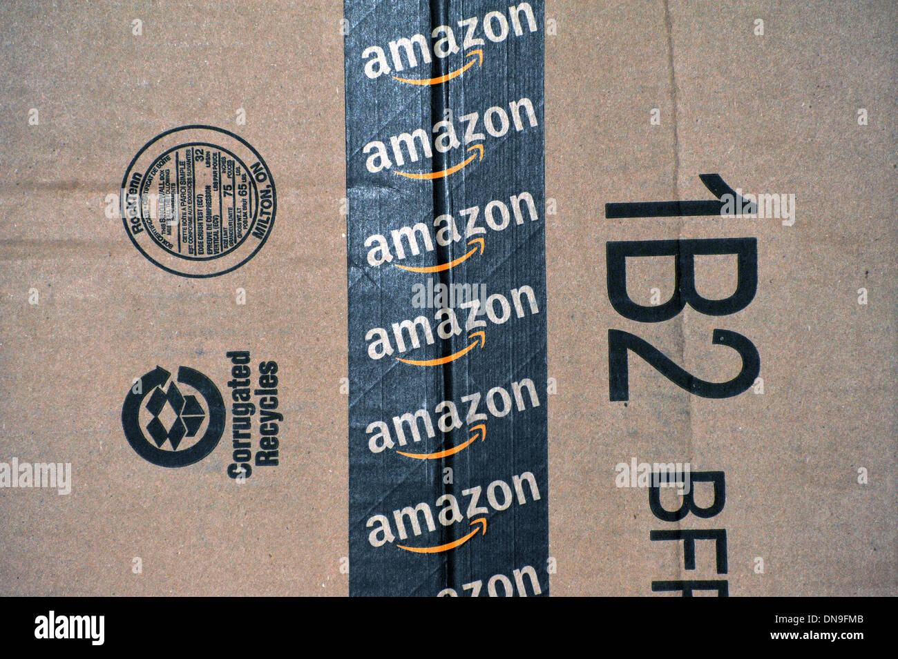 Delivered box amazon tape on hi-res stock photography and images - Alamy Delivered box amazon tape on hi-res stock photography and images - Alamy