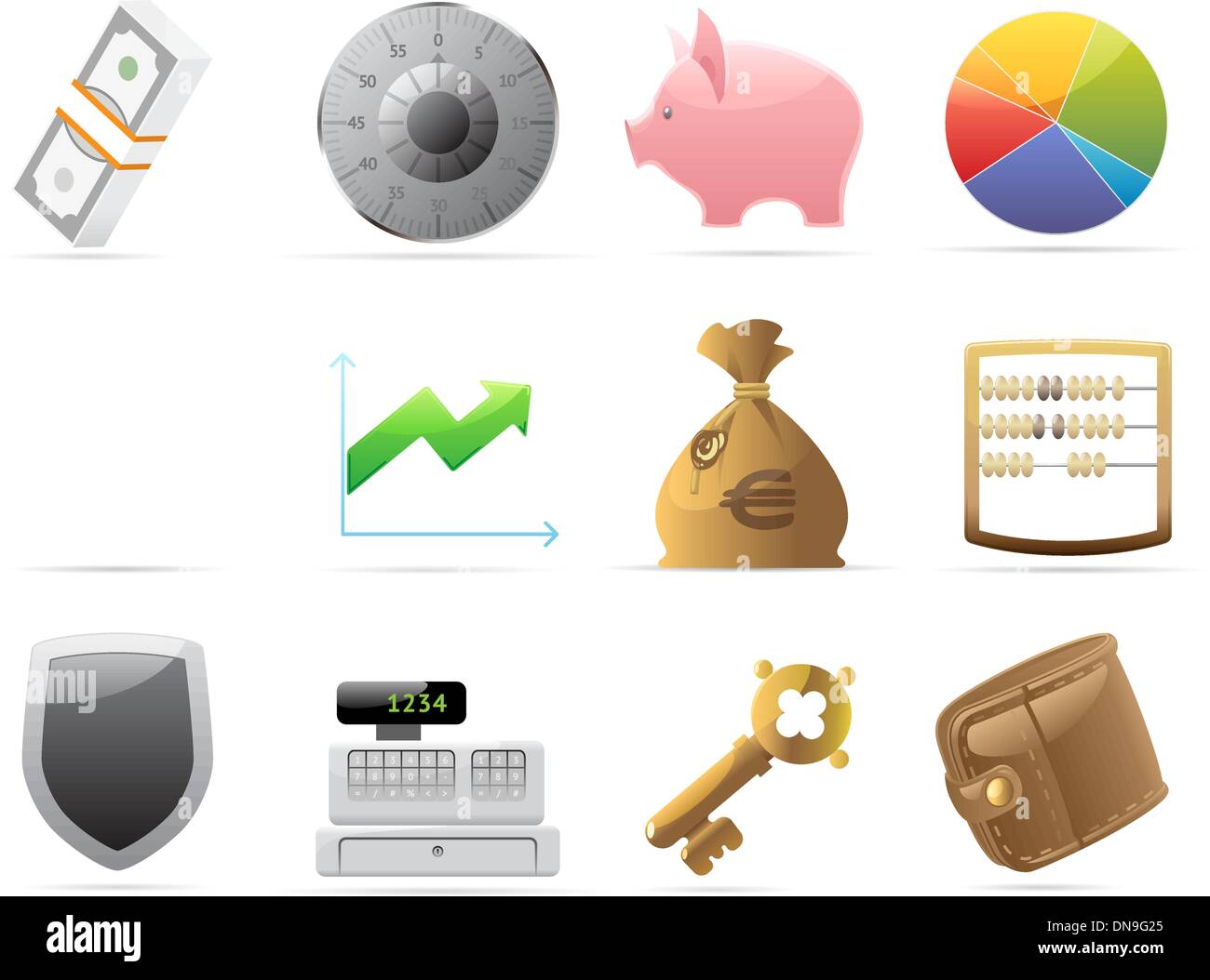 Security money Stock Vector Images - Alamy