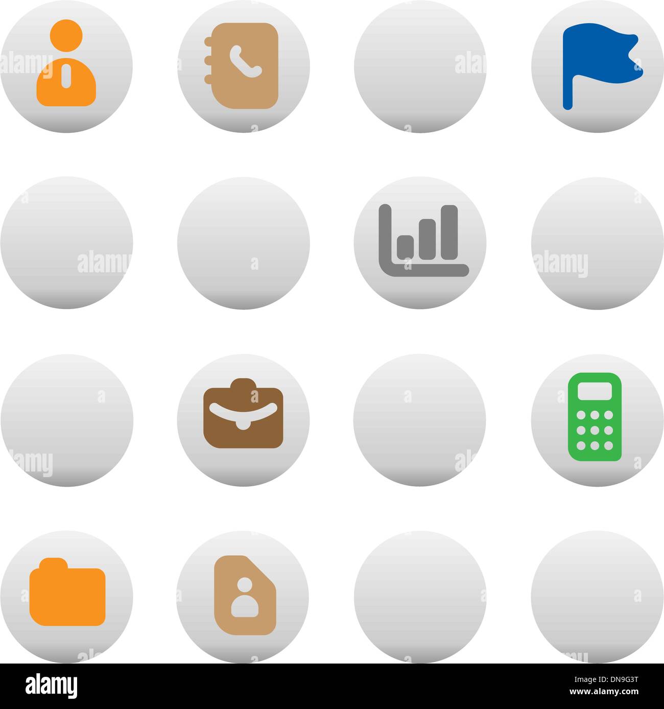 Business concept notepad calculator Stock Vector Images - Alamy