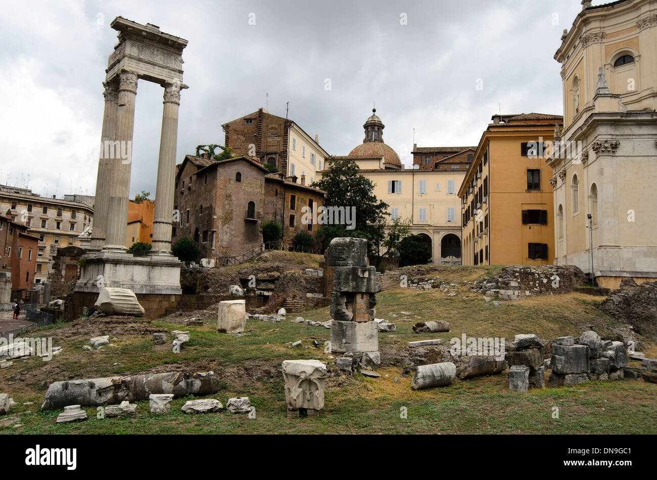 Apollo temple theatre marcellus rome hi-res stock photography and ...