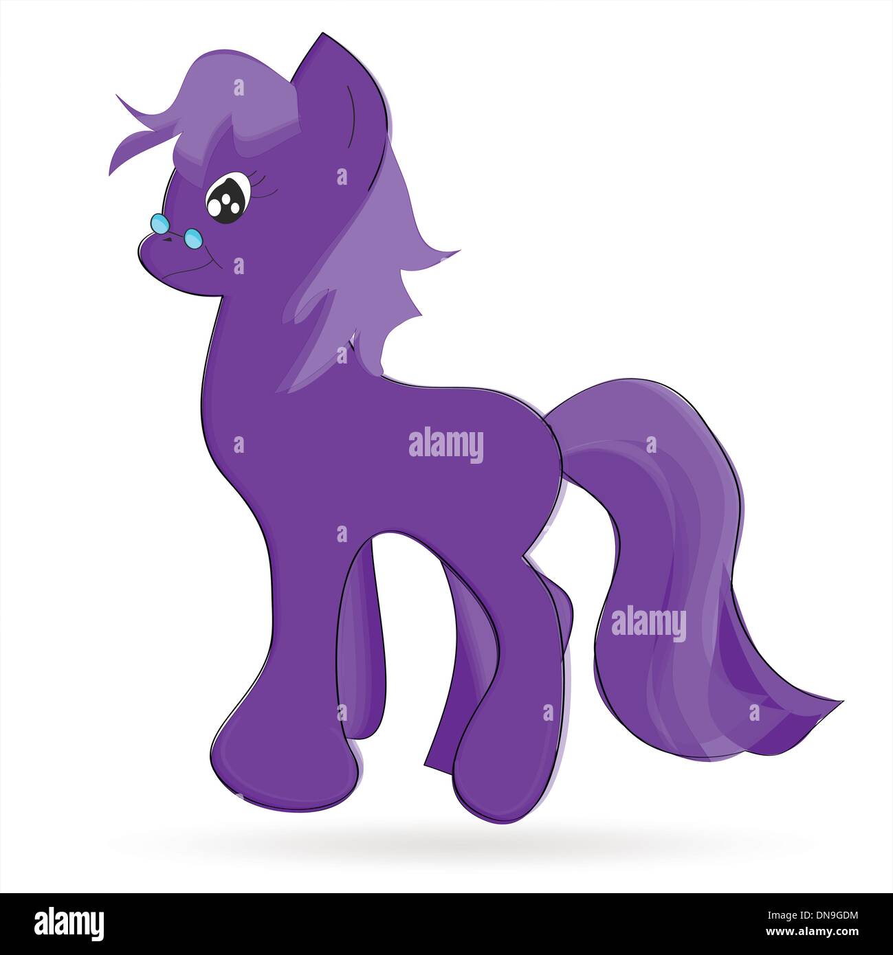 Little pony Stock Vector Images - Alamy