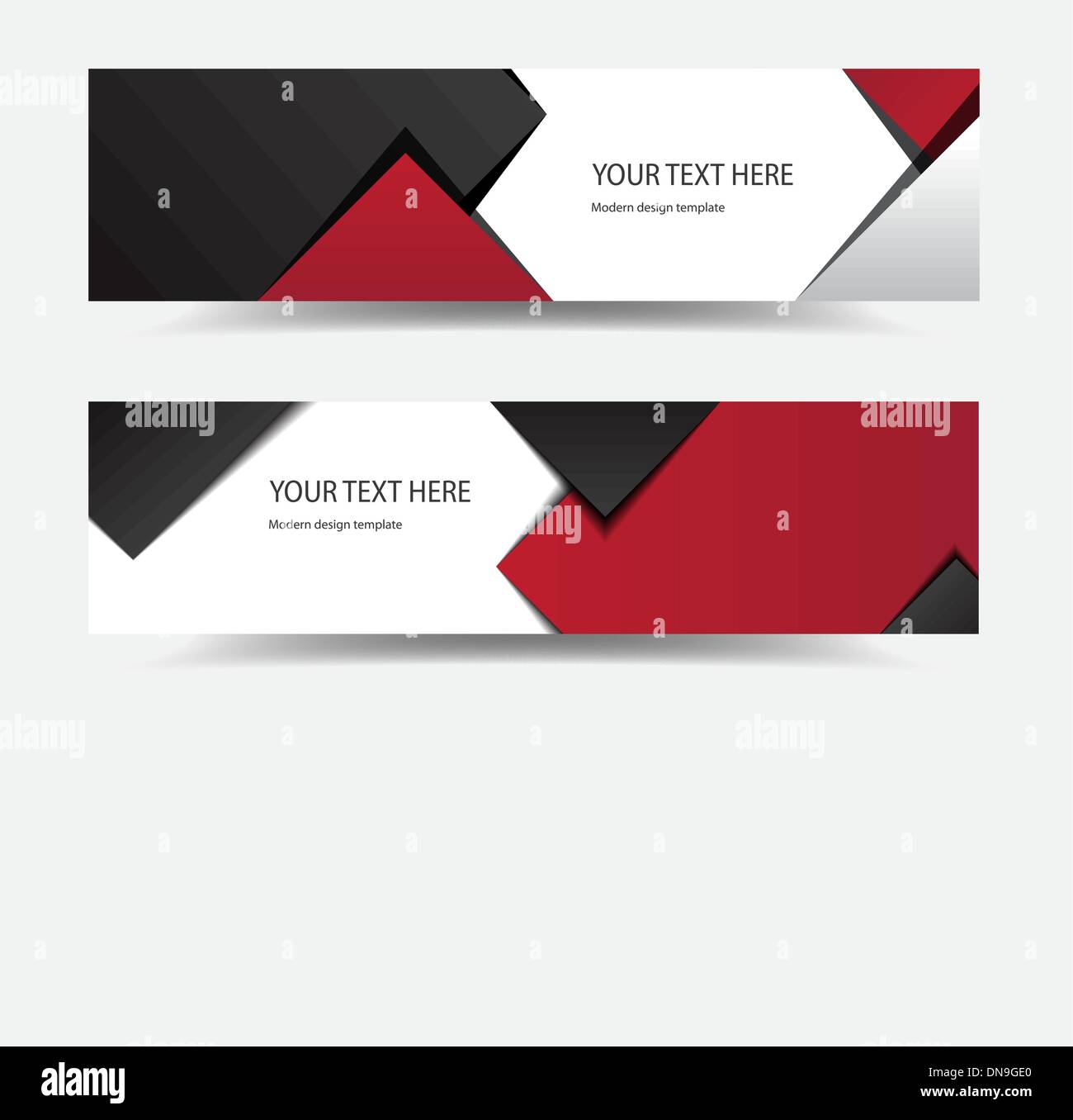 Modern Design Banners Stock Vector Image & Art - Alamy