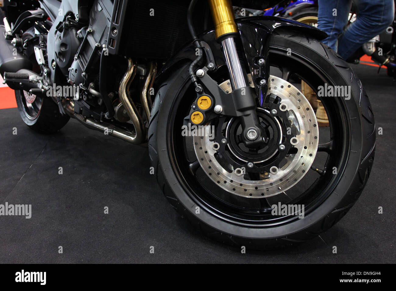 Motorcycle brake disc Stock Photo - Alamy