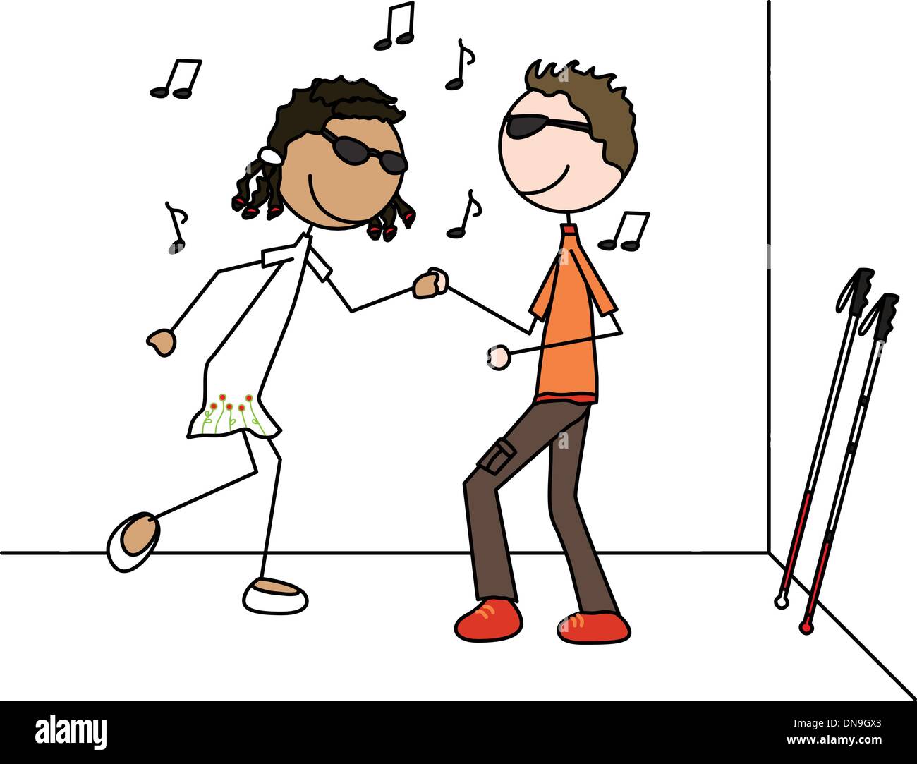 Visually impaired child cane hi-res stock photography and images - Alamy