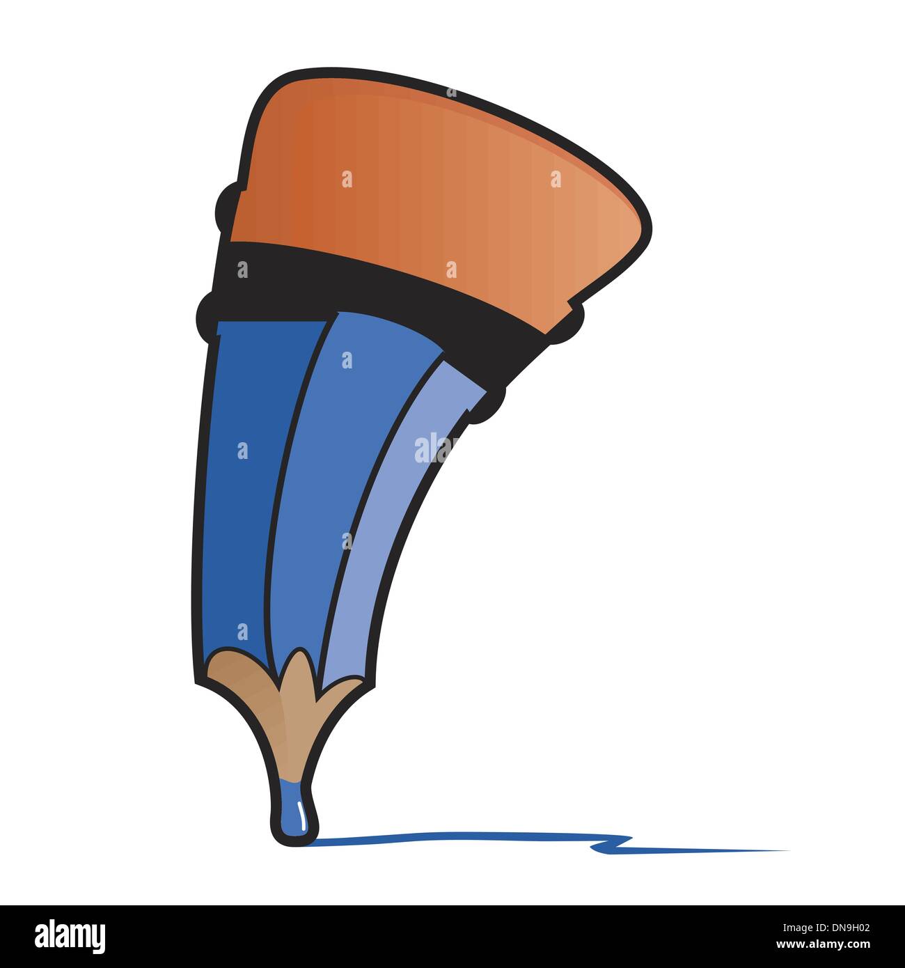 Cartoon drawing colored pencil Cut Out Stock Images & Pictures - Alamy