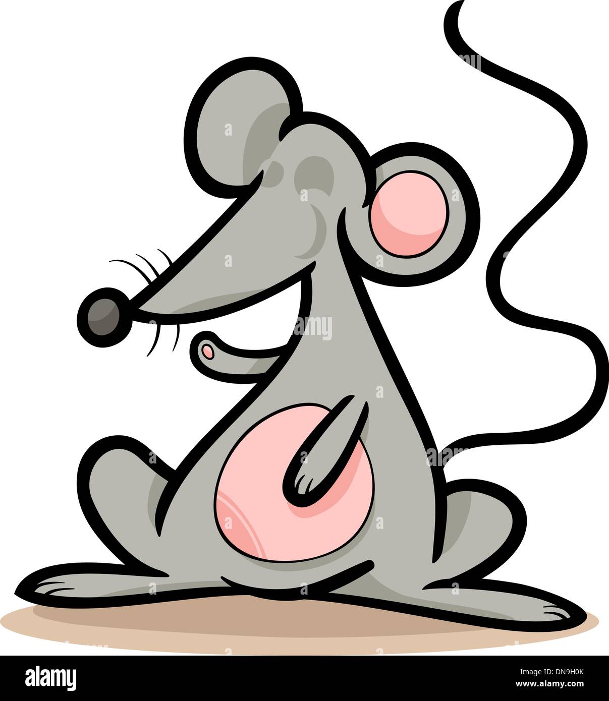 mouse or rat animal cartoon illustration Stock Vector Image & Art - Alamy