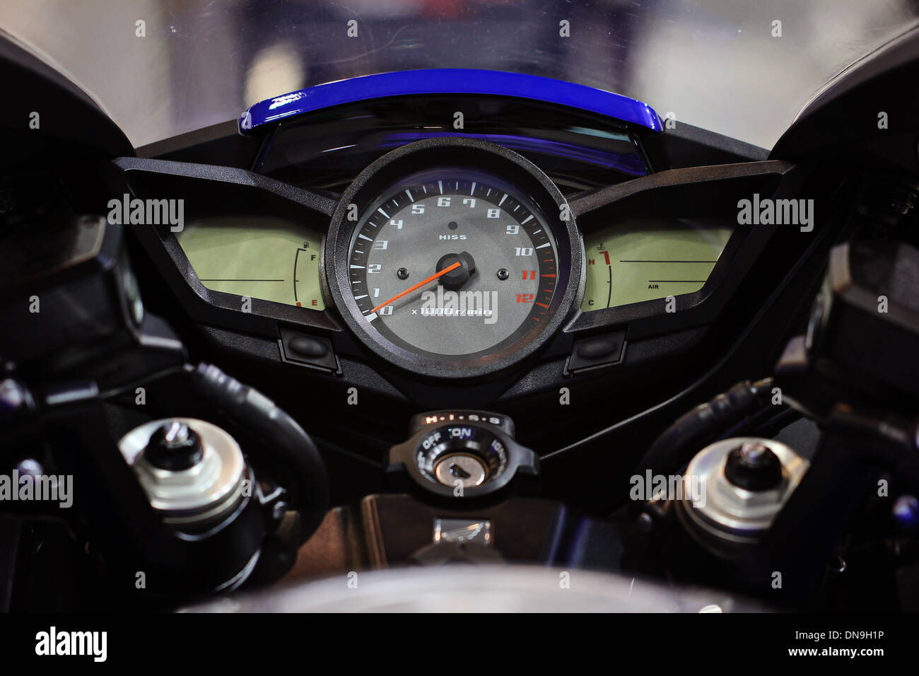 Dashboard motorcycle Stock Photo - Alamy