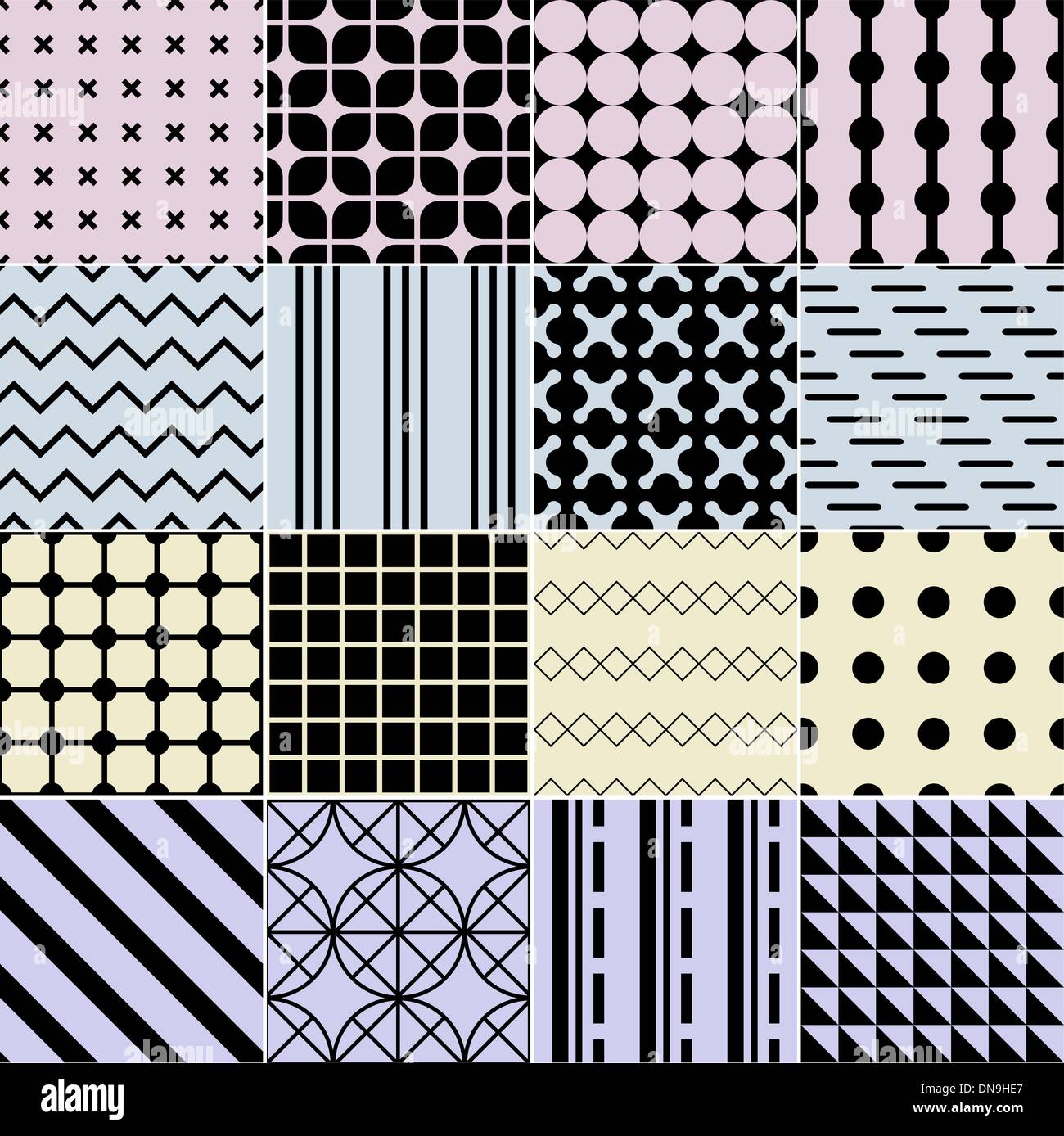 Subtle shapes seamless pattern Stock Vector Images - Alamy