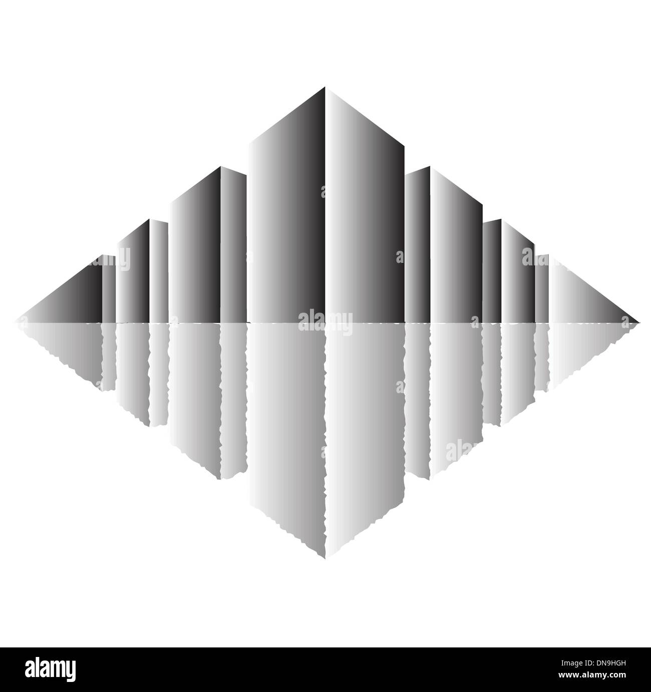 Two office blocks Stock Vector Images - Alamy