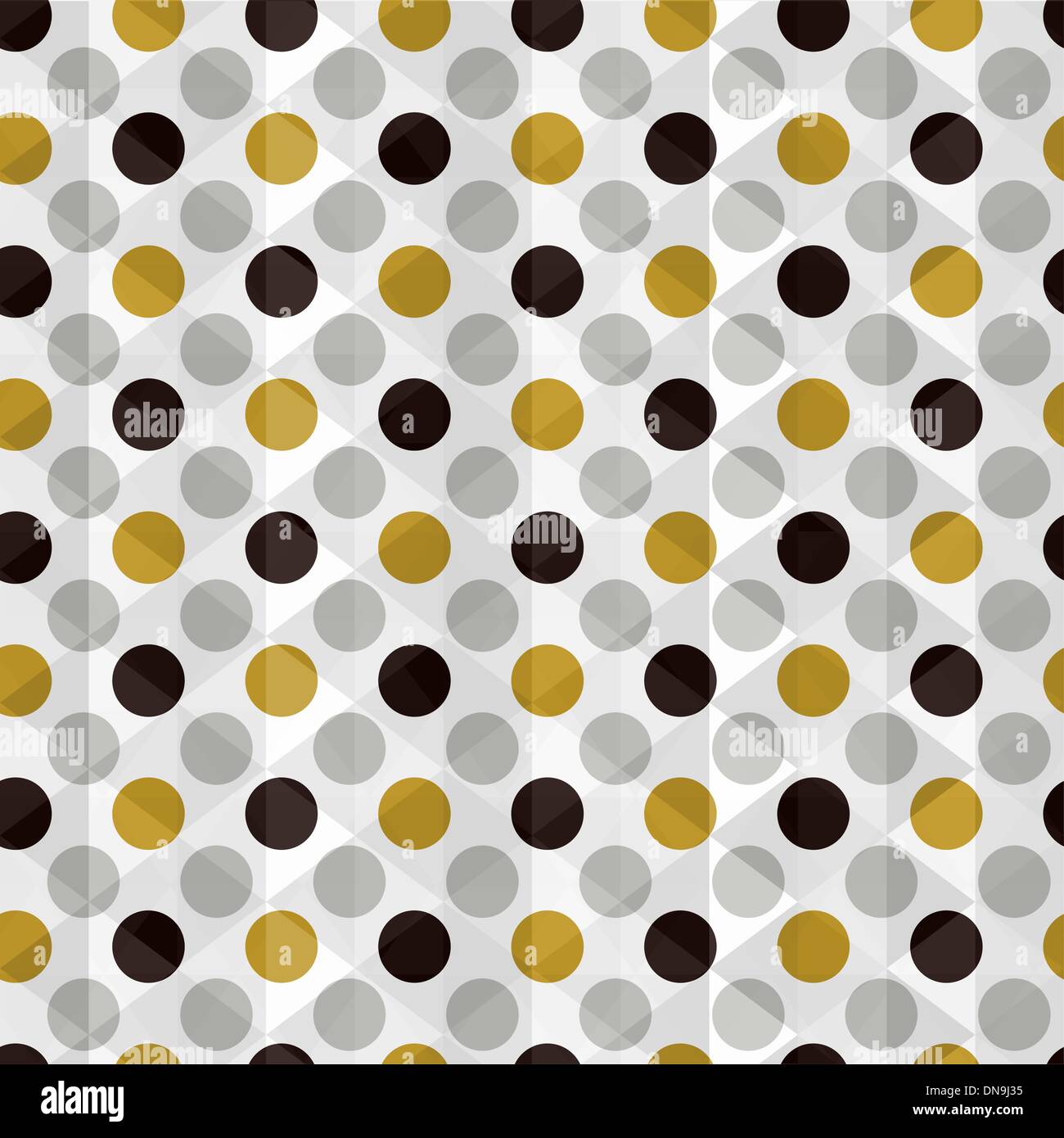 Geometric dotted golden pattern Stock Vector Images - Alamy