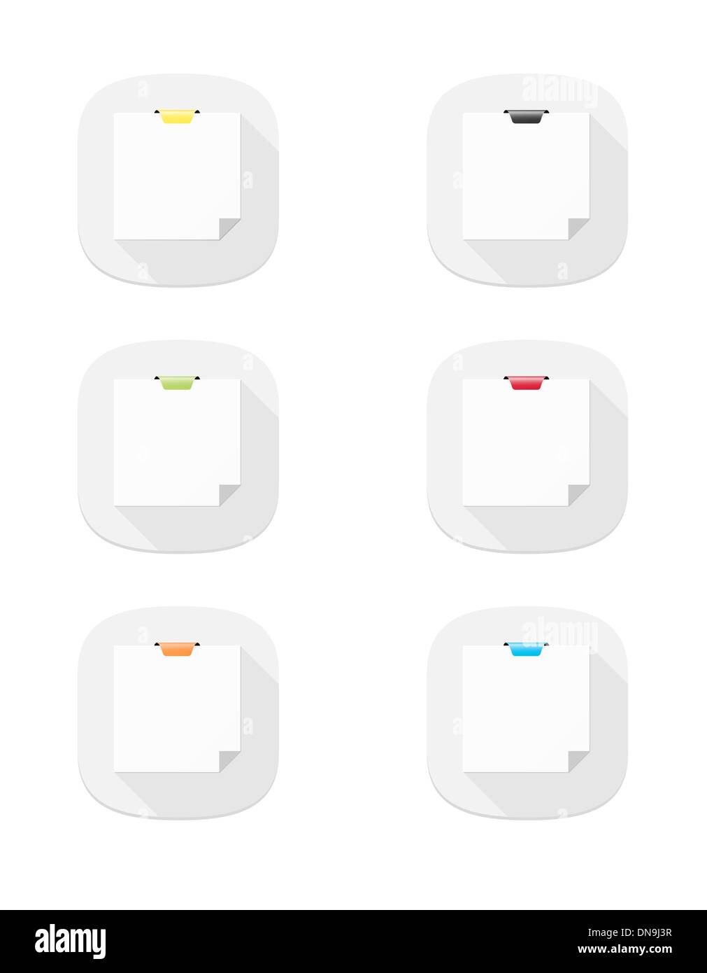 Document icon simple element Cut Out Stock Images & Pictures - Alamy