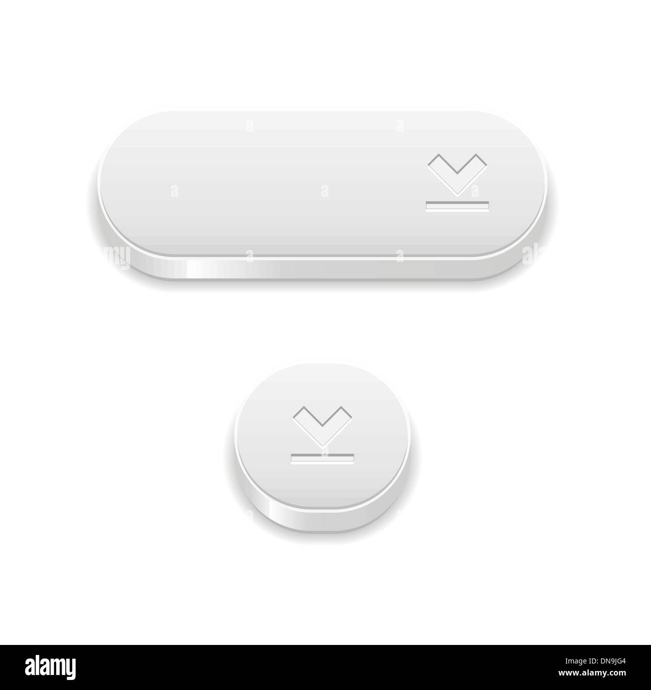 Two buttons Stock Vector Images - Alamy