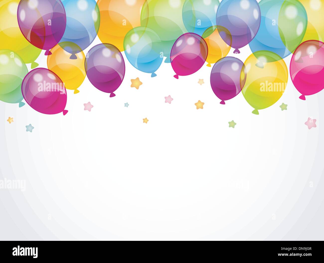 Multi colored balloons Stock Vector Images - Alamy