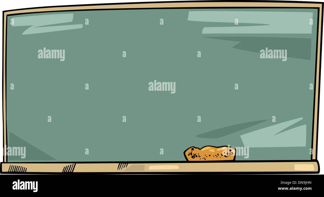 school blackboard cartoon illustration Stock Vector Image & Art - Alamy