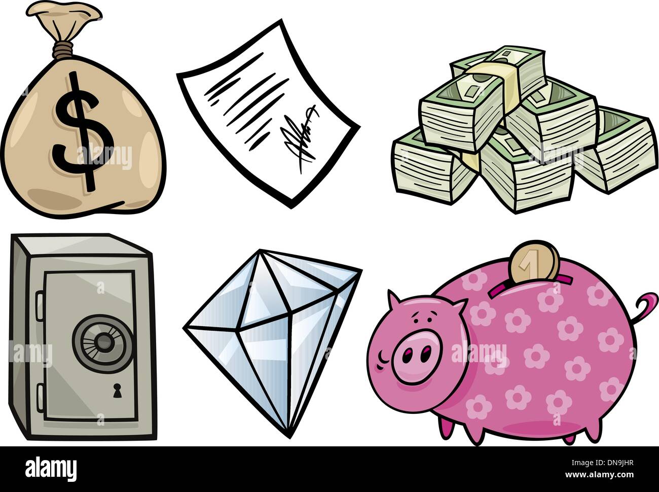 Valuable objects Stock Vector Images - Alamy