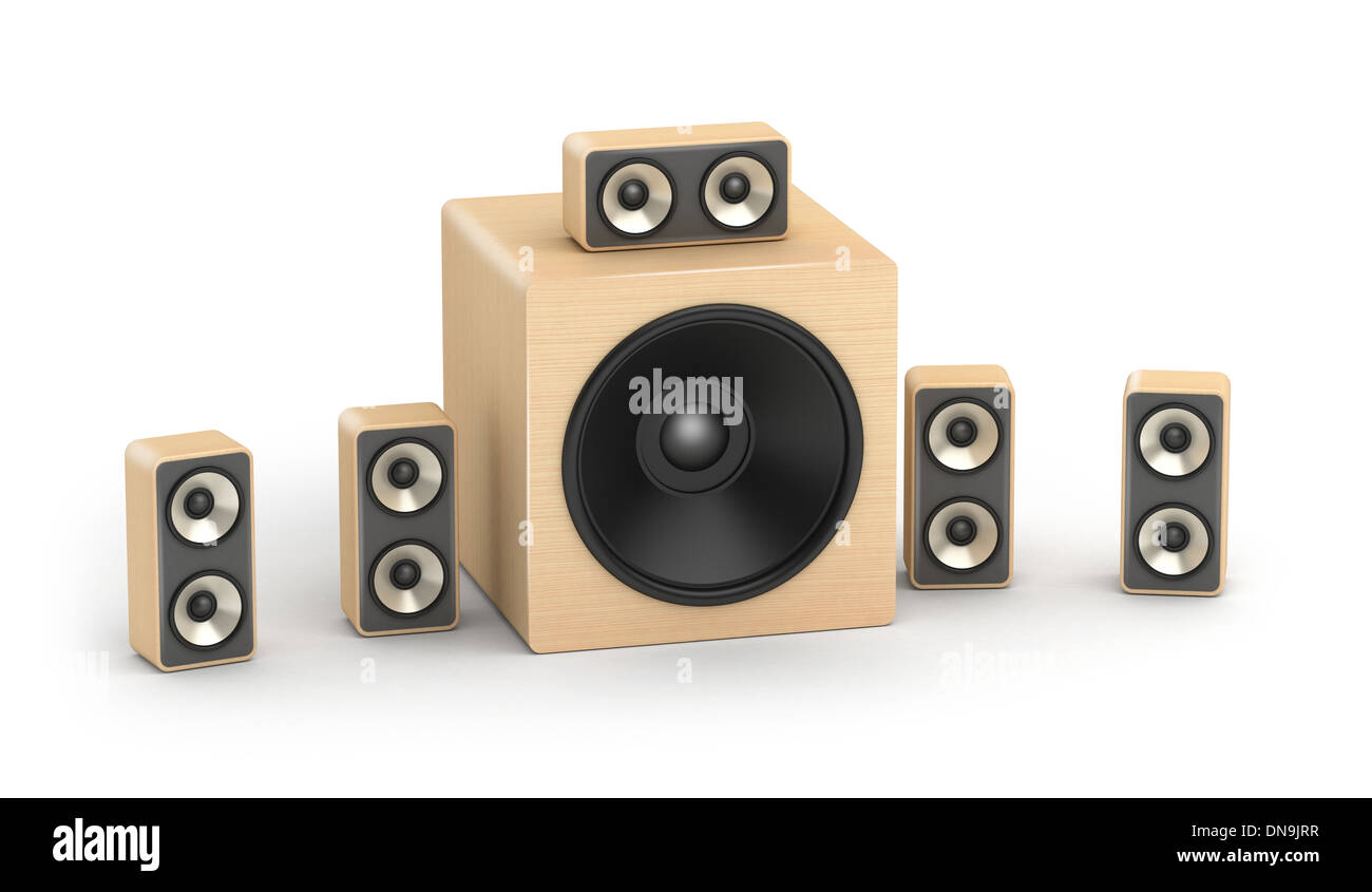 Surround Sound Speakers High Resolution Stock Photography and Images ...
