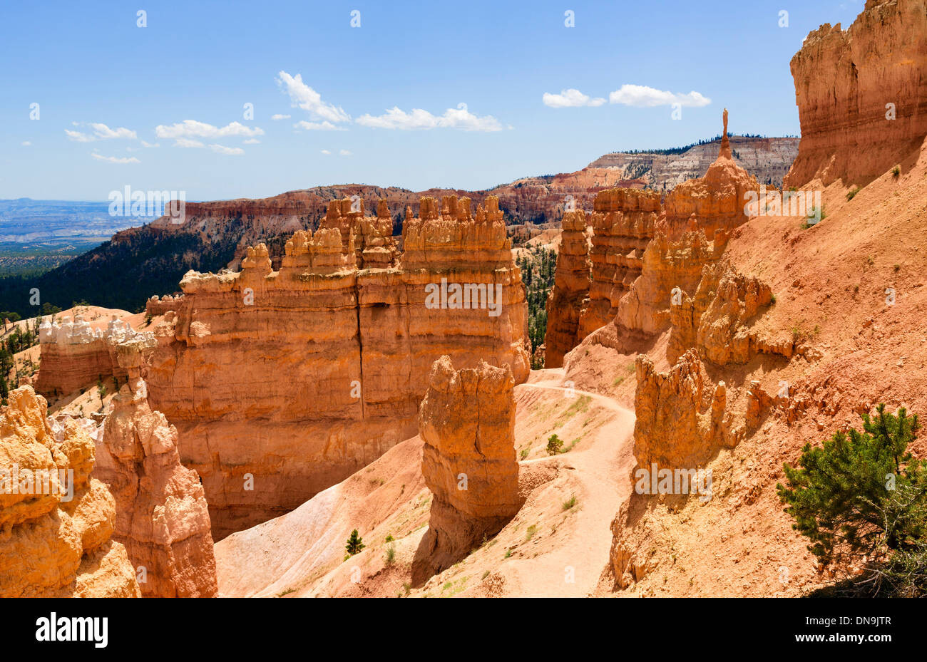 The Navajo Loop Trail near Thors Hammer, Sunset Point, Bryce ...