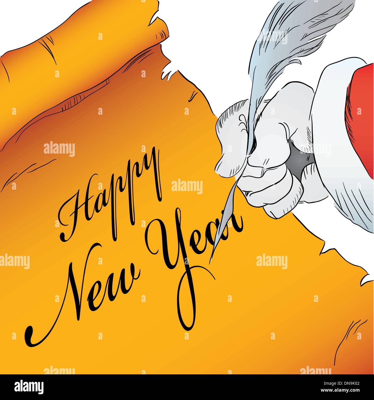 Writing letter on parchment paper hi-res stock photography and images ...