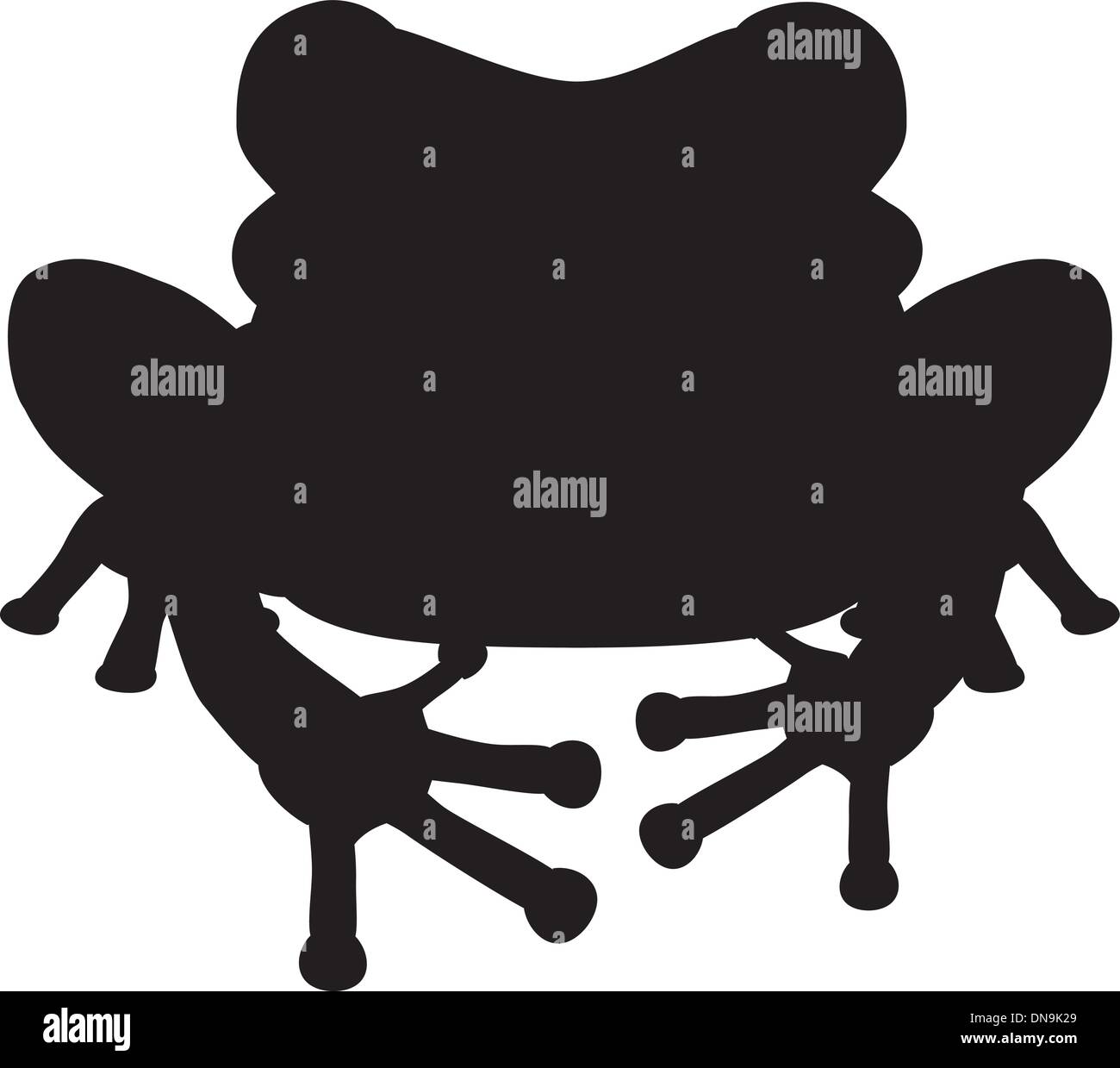 Frog Black Silhouette Stock Vector Image & Art - Alamy