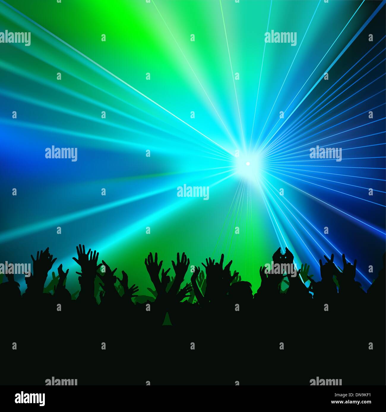 Laser beam show Stock Vector Images - Alamy