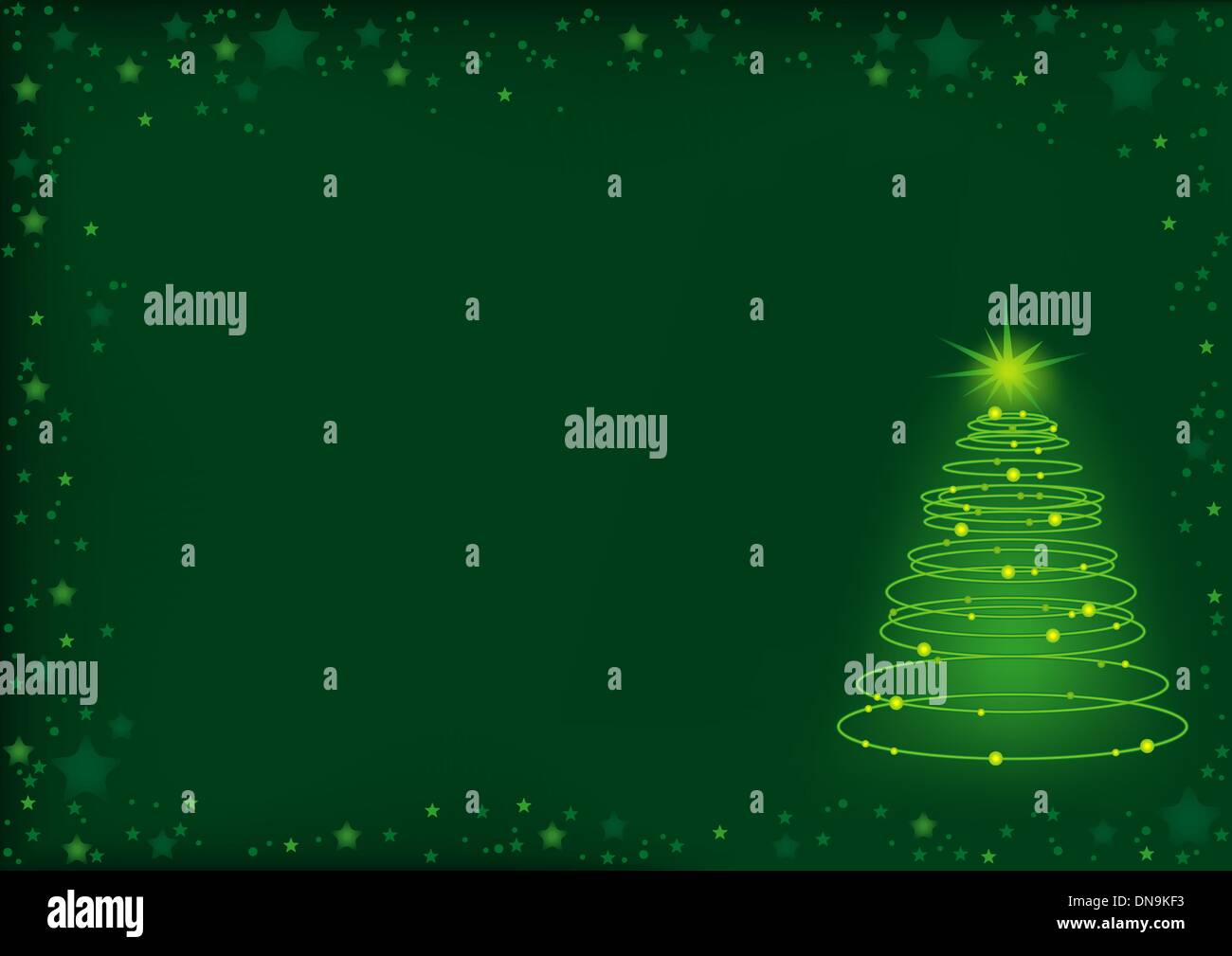 Green Christmas Spiral Stock Vector Image & Art - Alamy
