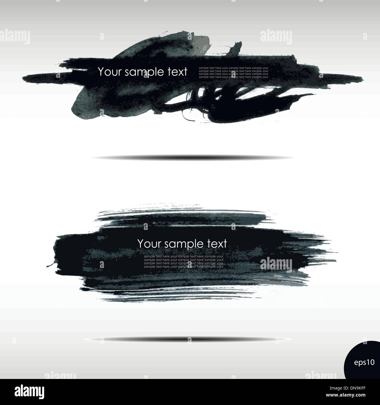 Vector illustration of Splash banners set Stock Vector Image & Art - Alamy