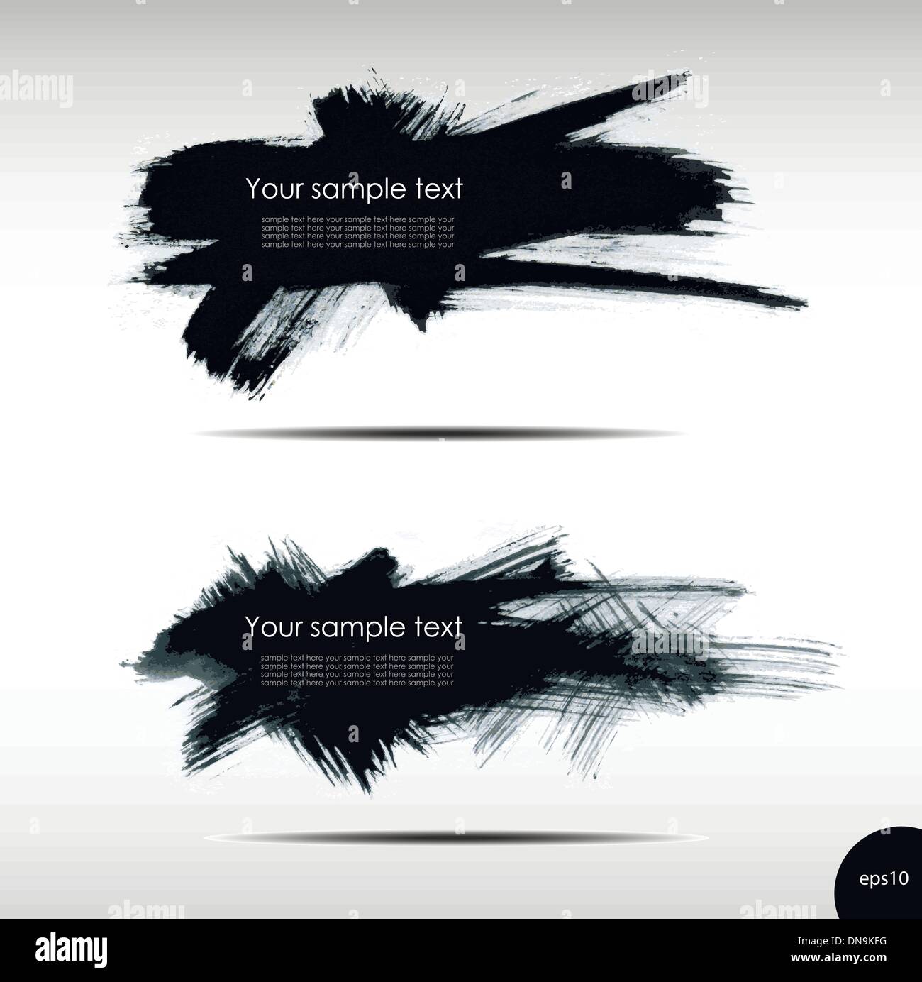 Vector illustration of Splash banners set Stock Vector Image & Art - Alamy