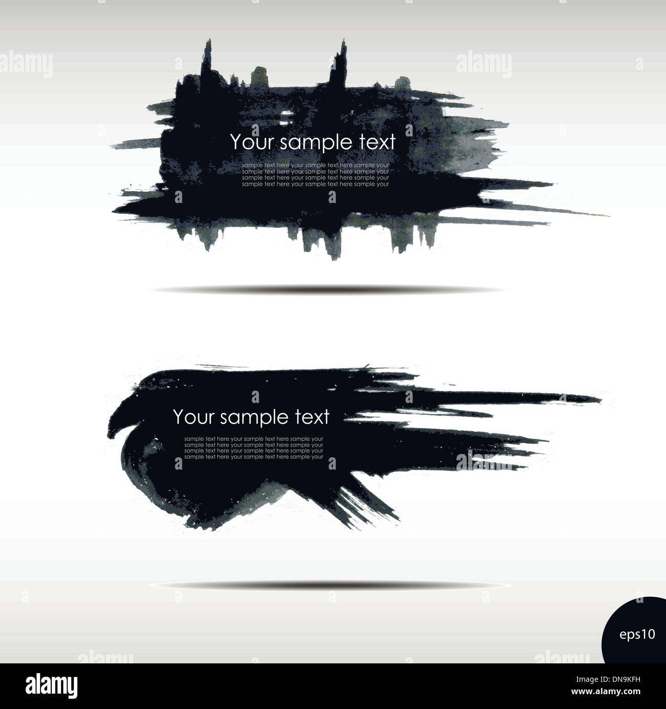 Vector illustration of Splash banners set Stock Vector Image & Art - Alamy