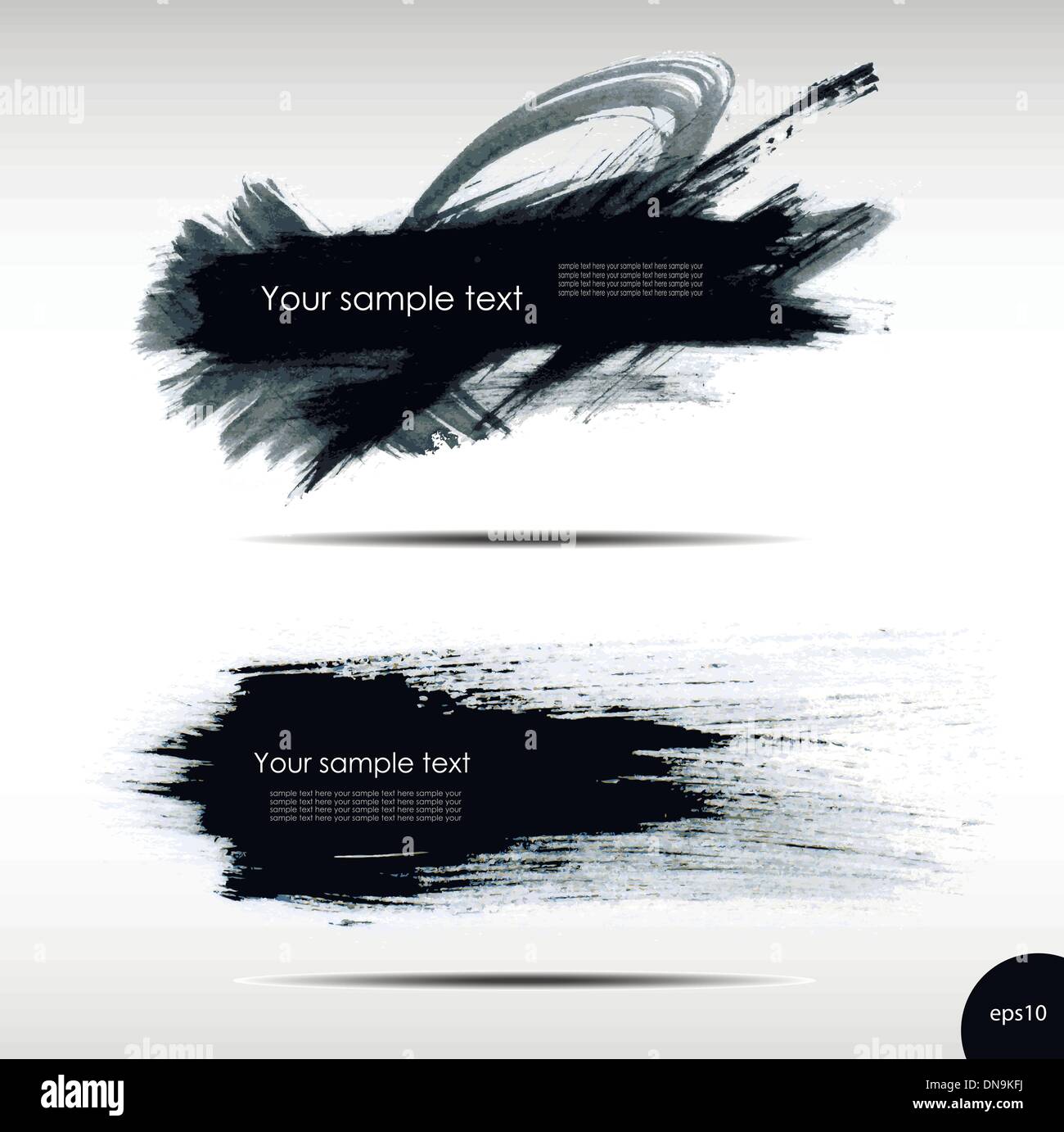 Vector illustration of Splash banners set Stock Vector Image & Art - Alamy