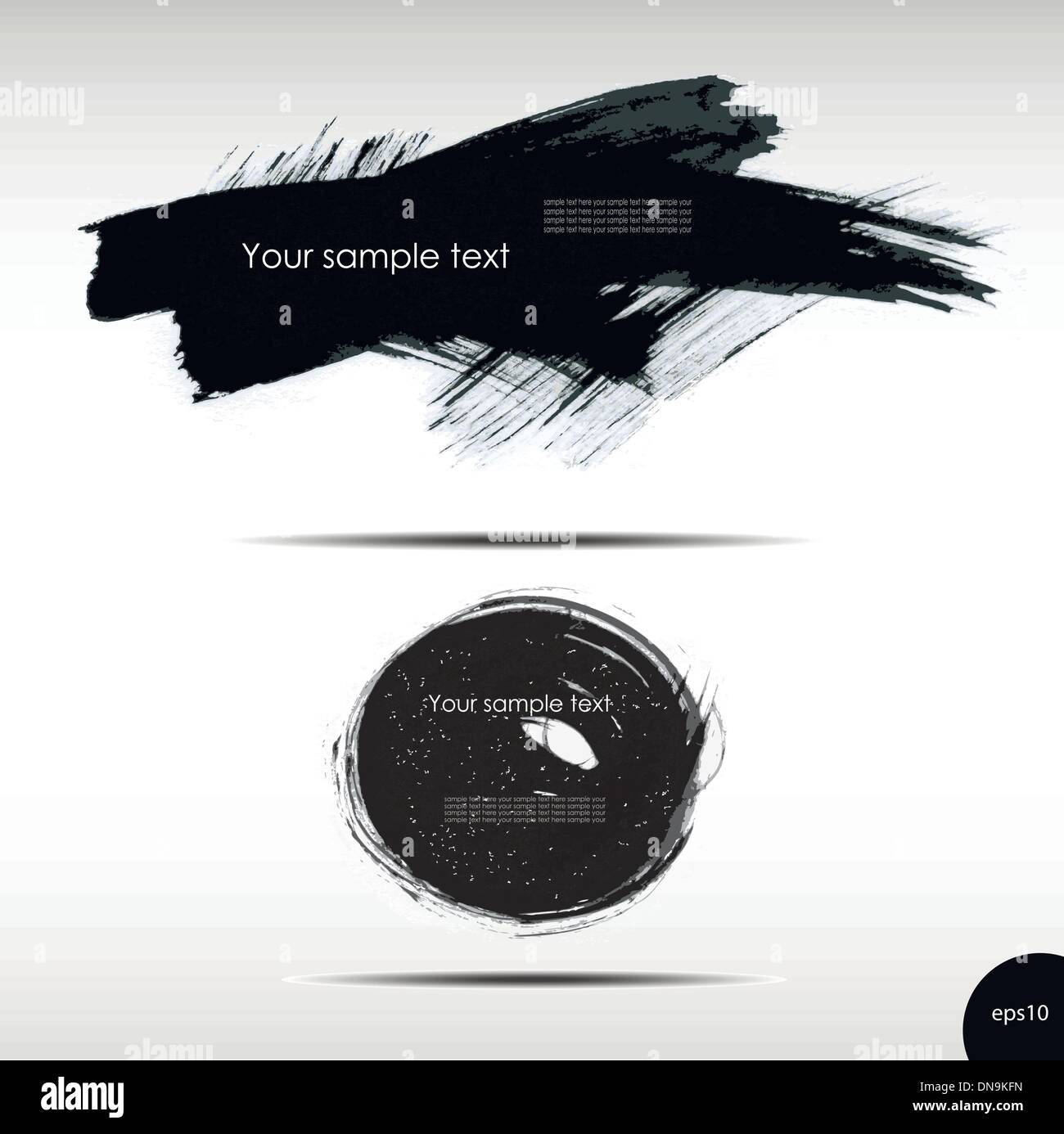 Vector illustration of Splash banners set Stock Vector Image & Art - Alamy