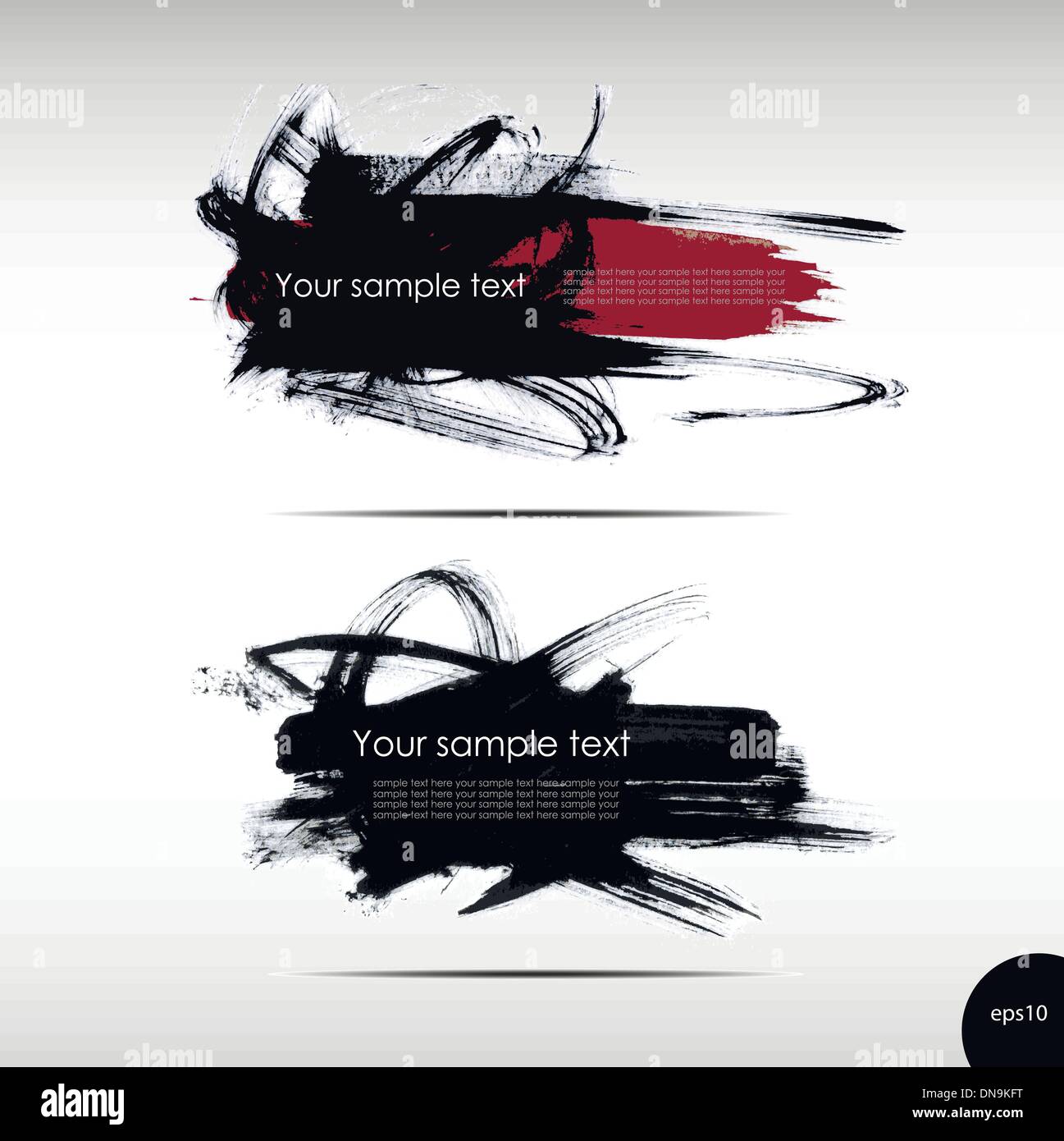 Vector illustration of Splash banners set Stock Vector Image & Art - Alamy