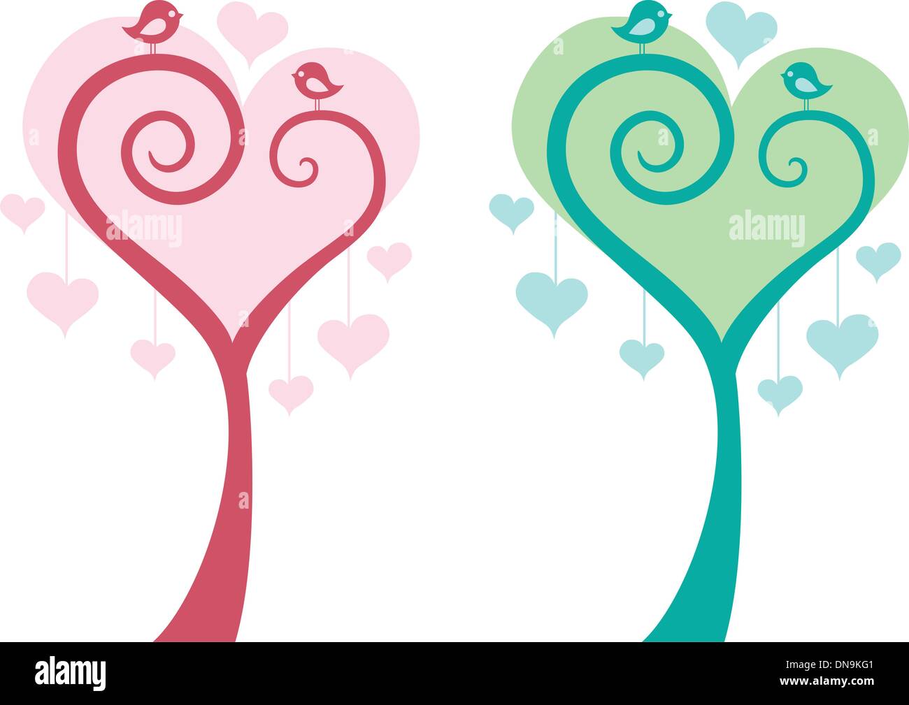 Heart sign tree hi-res stock photography and images - Alamy