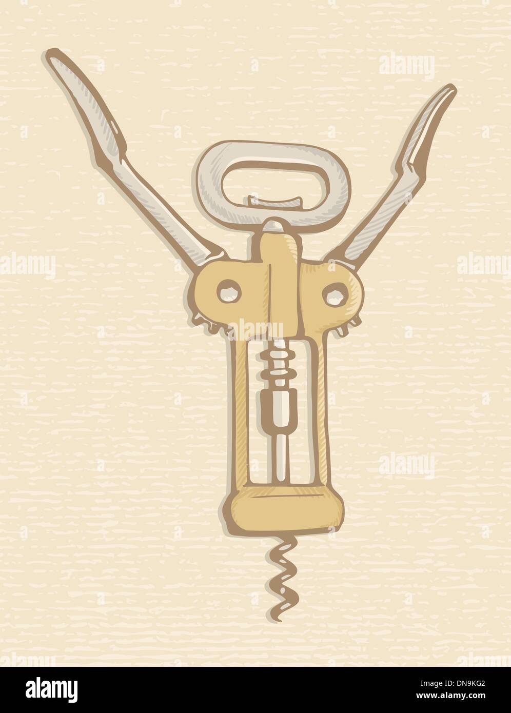 Corkscrew vectors hi-res stock photography and images - Alamy