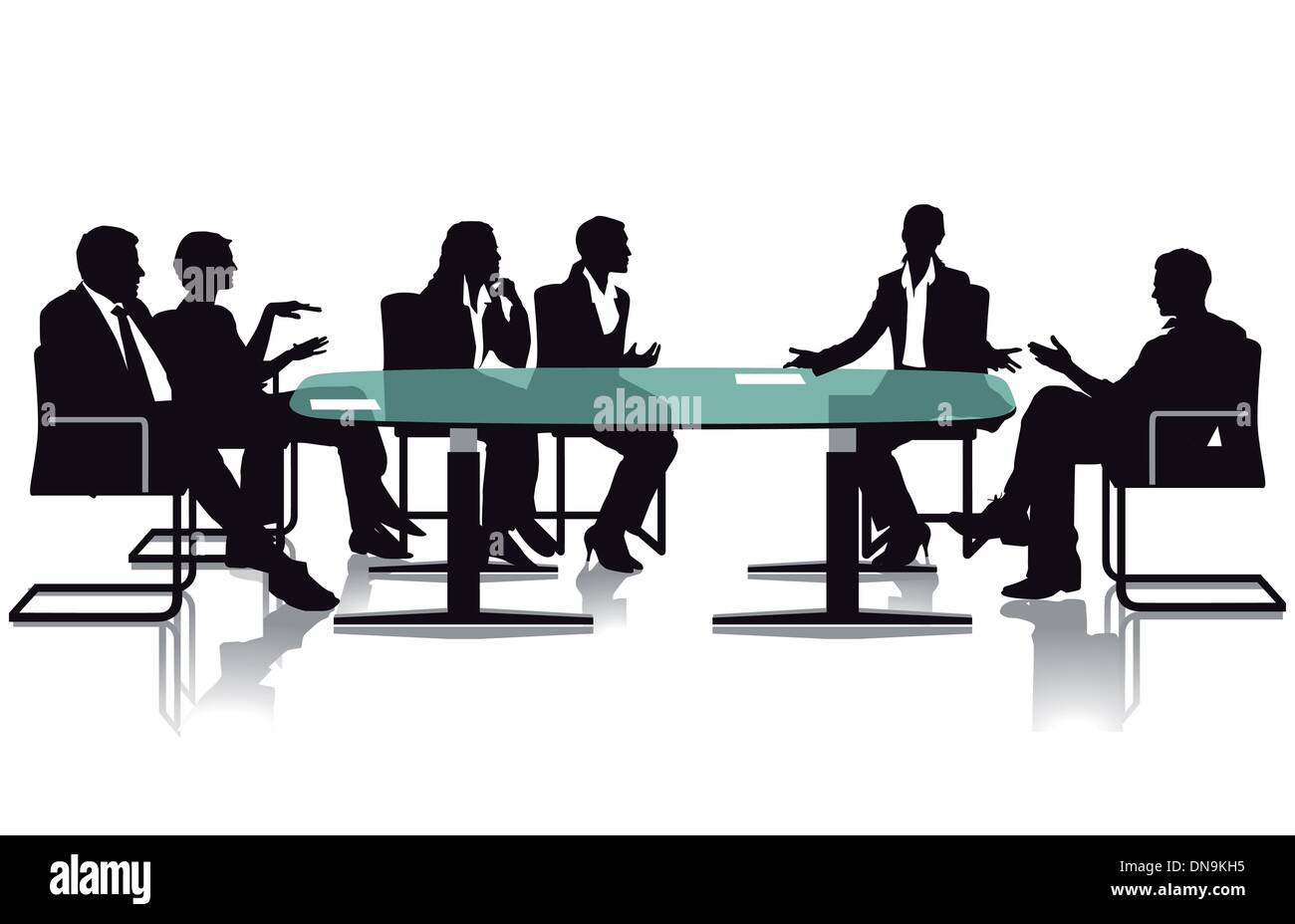 Manager meeting Stock Vector Images - Alamy