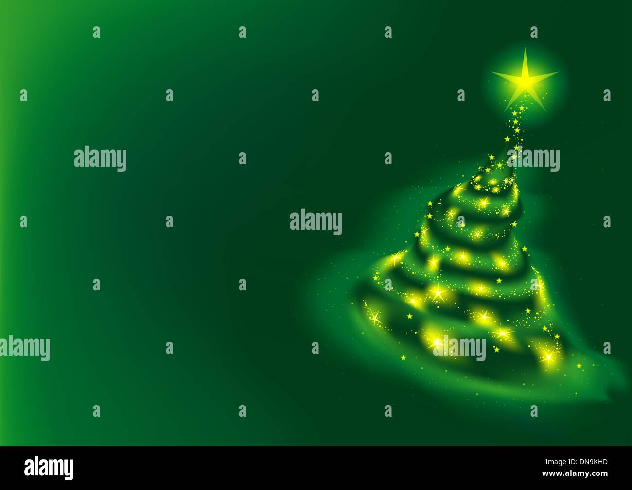 Green Christmas Tree Stock Vector Image & Art - Alamy