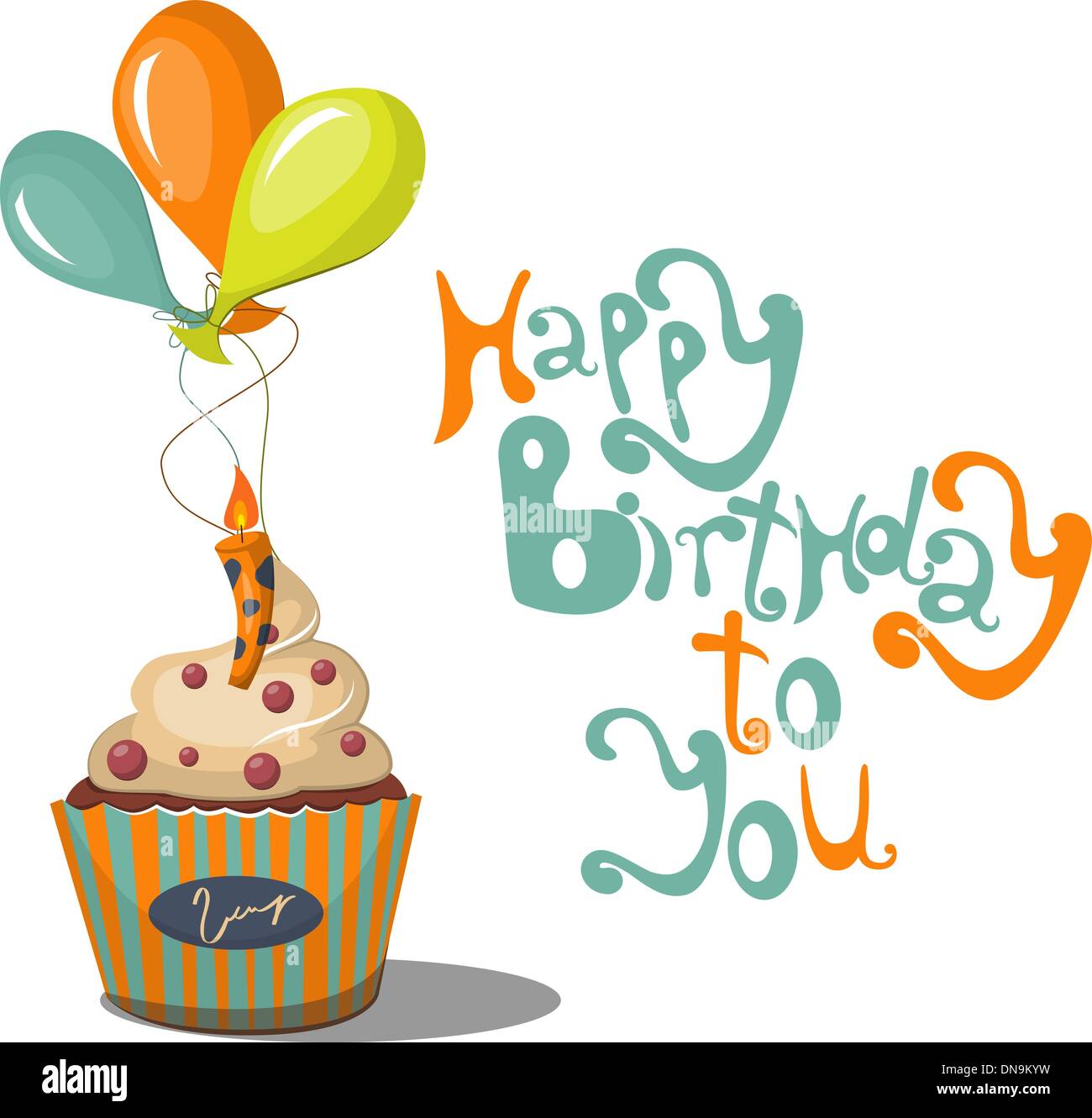 Birthday Greeting Card Stock Vector Image Art Alamy birthday-greeting-card-stock-vector-image-art-alamy