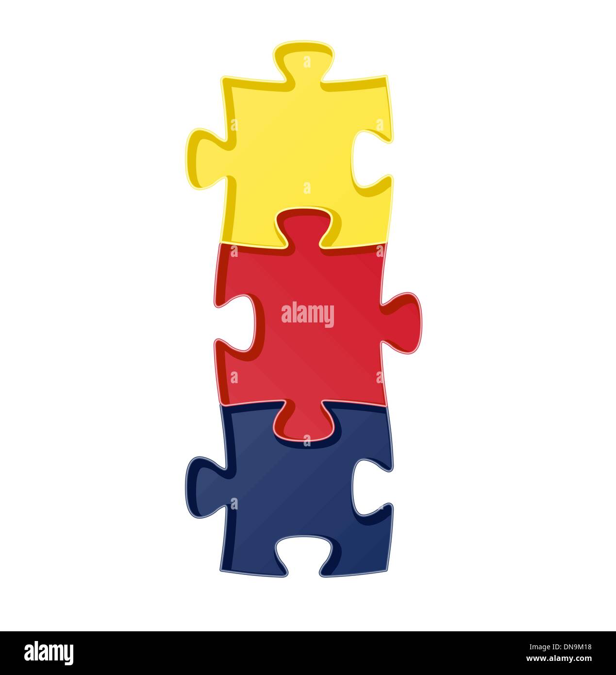 Three part design Stock Vector Images - Alamy