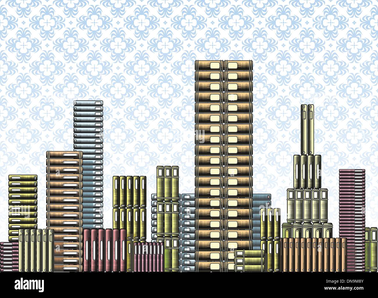 City library Stock Vector Images - Alamy