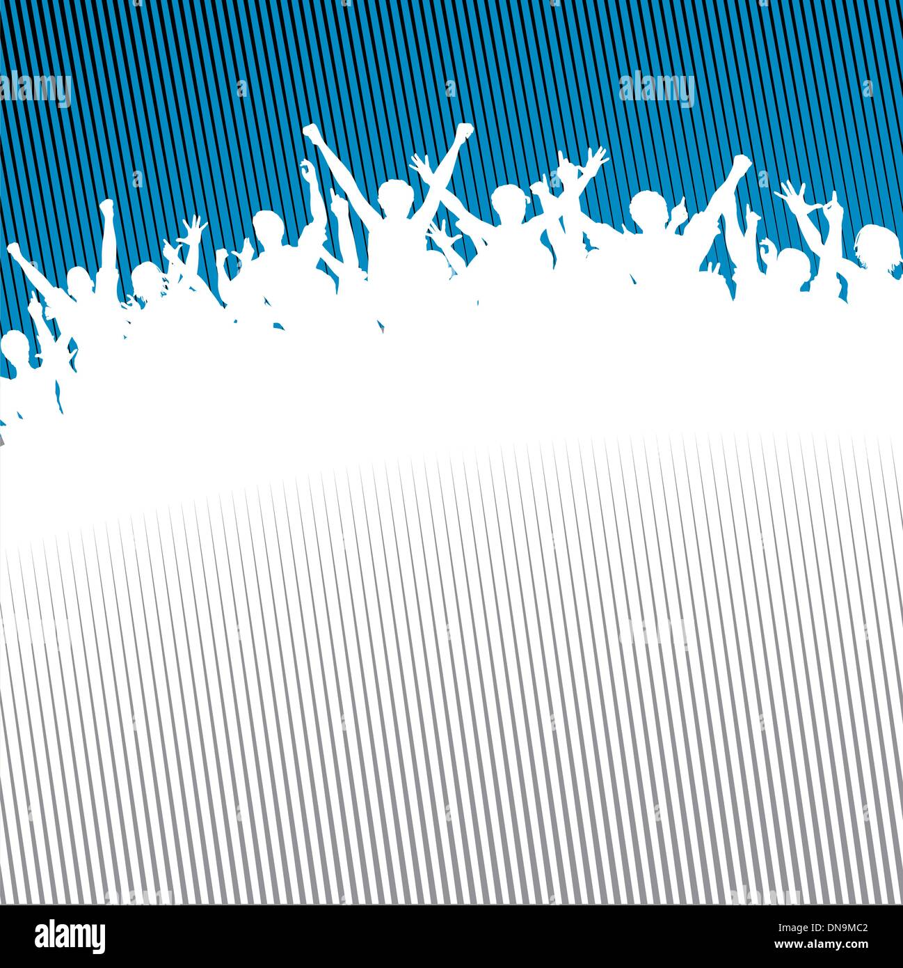 Crowd vector vectors hi-res stock photography and images - Alamy