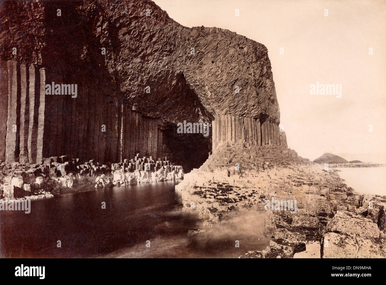Fingal's Cave, Staffa, Scotland, UK circa 1880 Stock Photo - Alamy