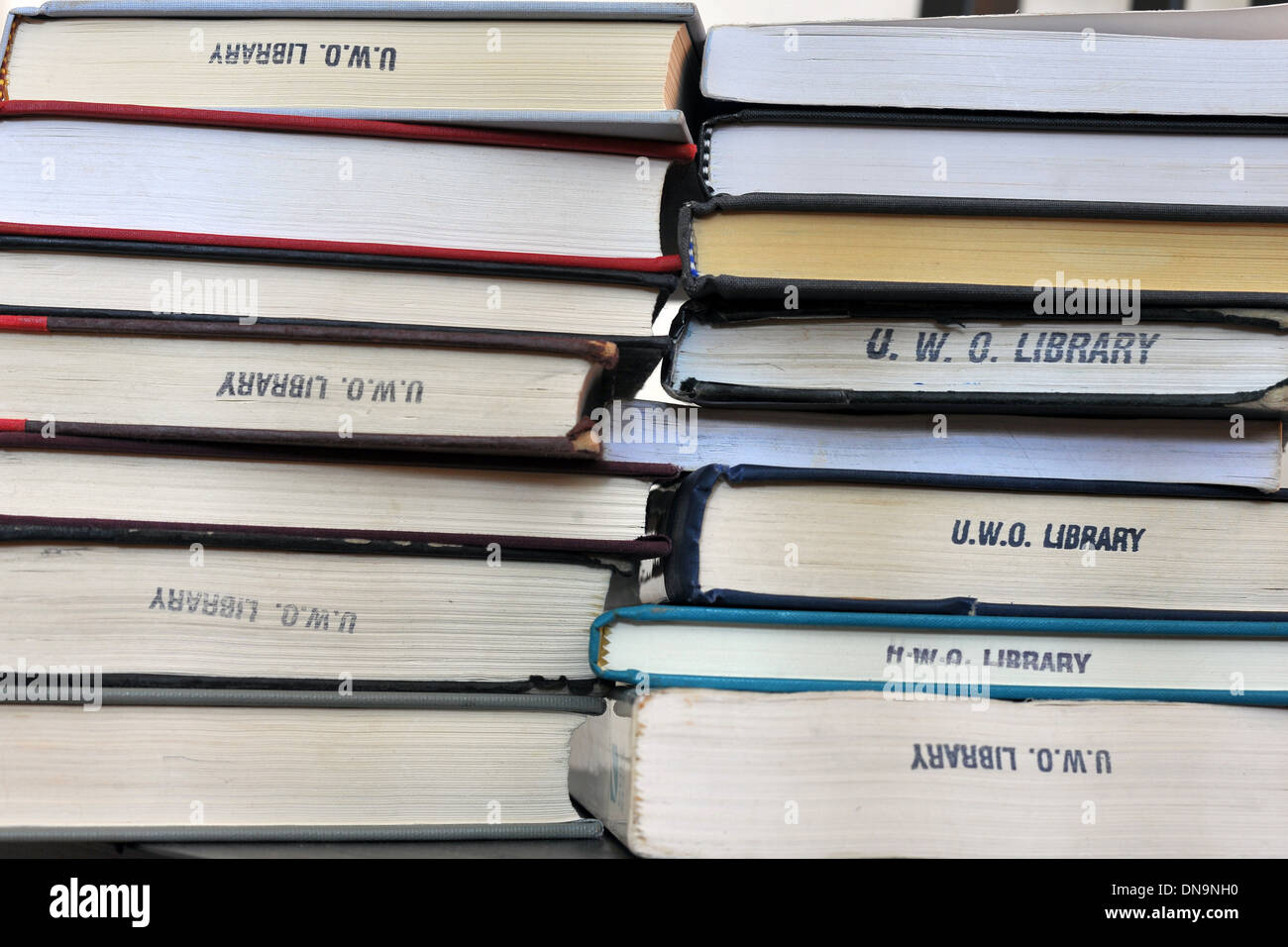A stack of academic books on mothering and race Stock Photo - Alamy