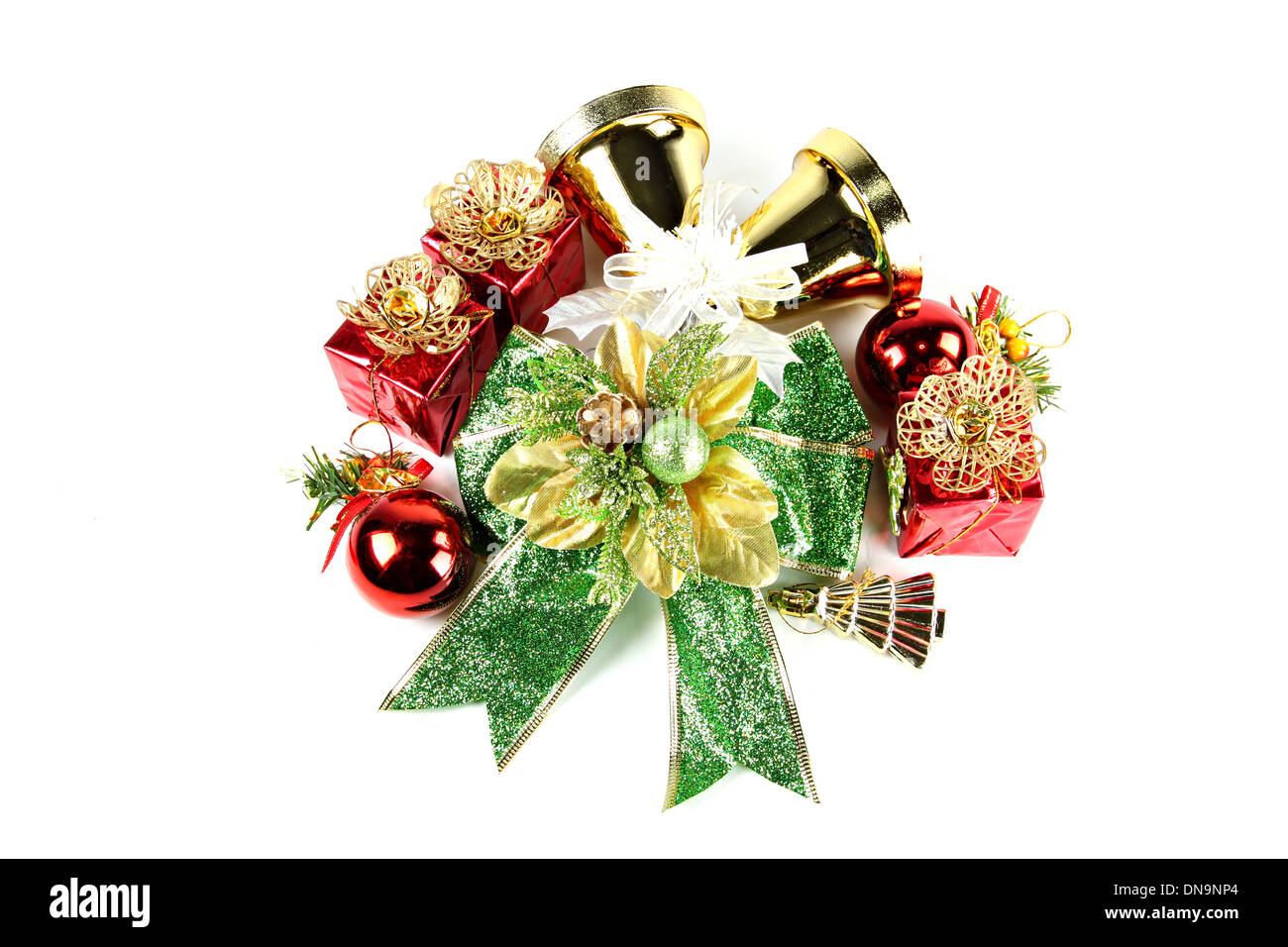 New year decor in white Cut Out Stock Images & Pictures - Alamy