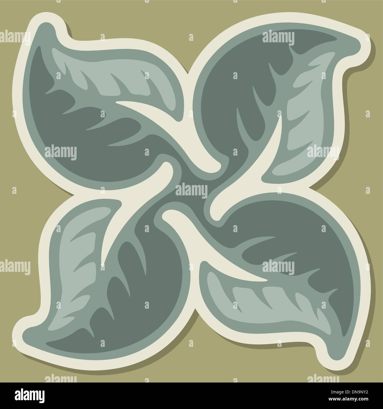 Stylized tile design Stock Vector Images - Alamy