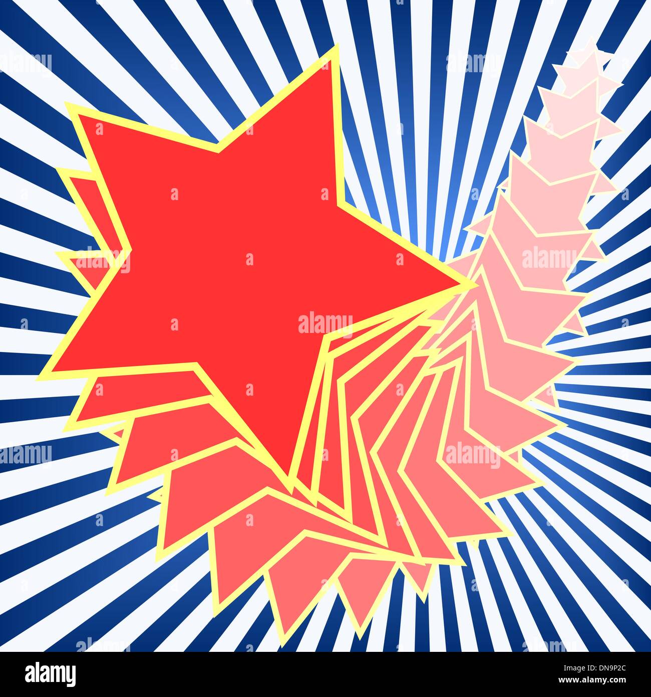 Star trail Stock Vector Images - Alamy