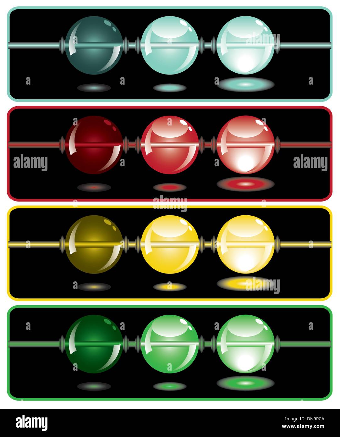 Rows red yellow dark Stock Vector Images - Alamy