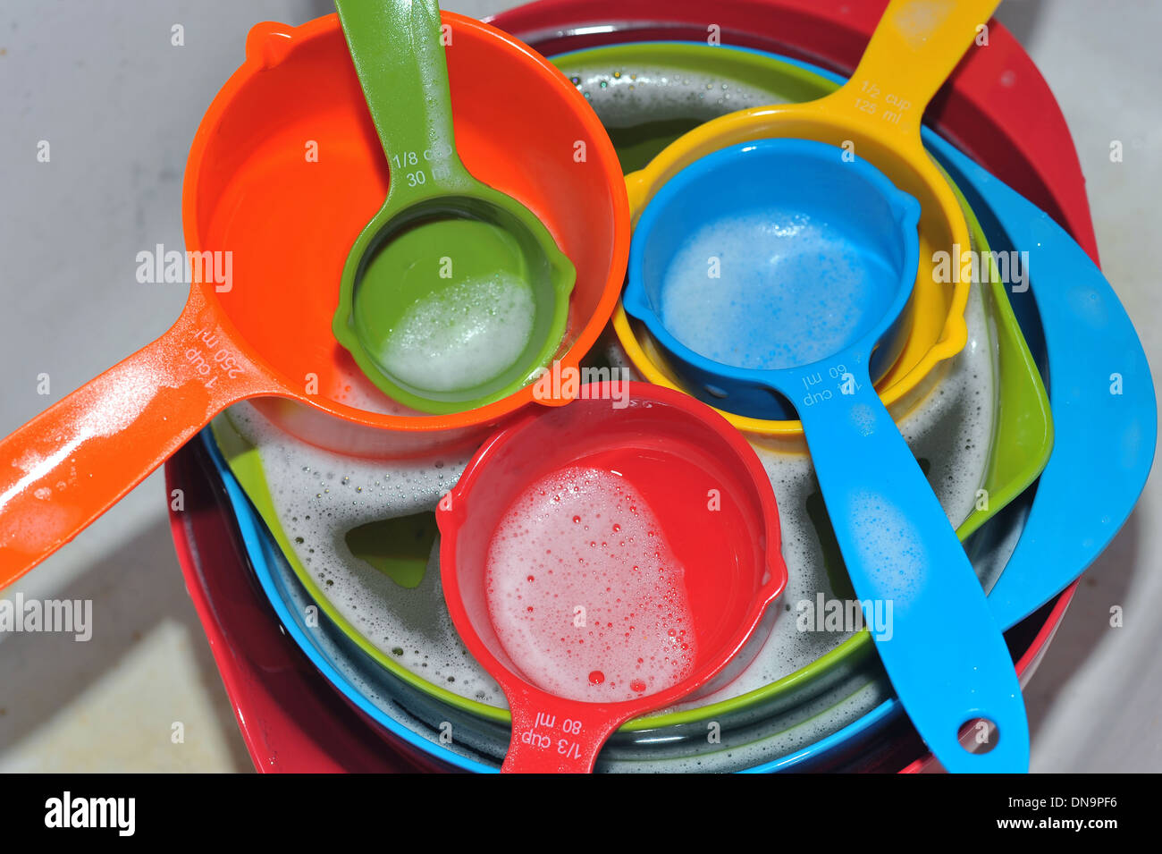 Images of brightly coloured cooking tools Stock Photo - Alamy