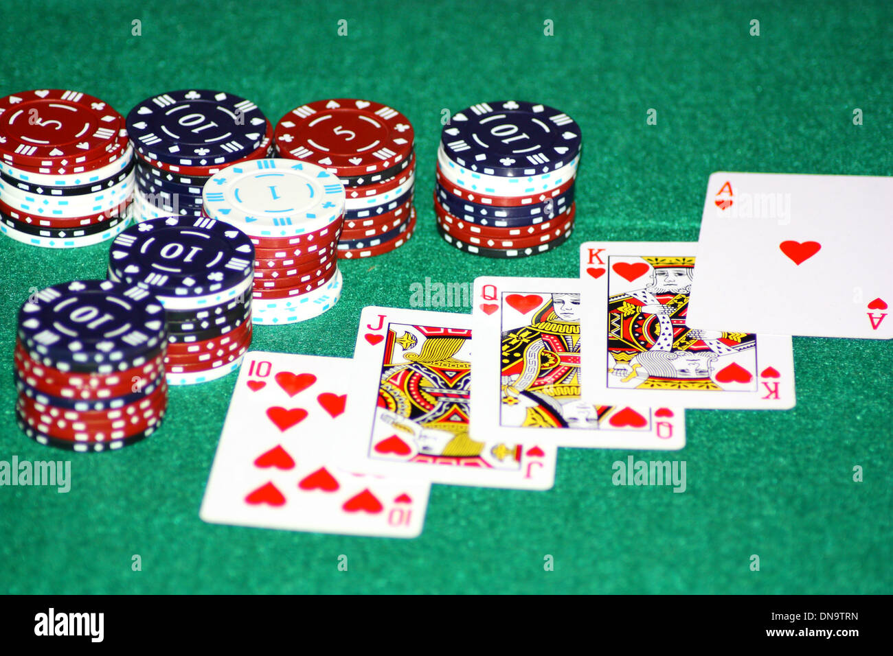 Royal winning hand hi-res stock photography and images - Alamy
